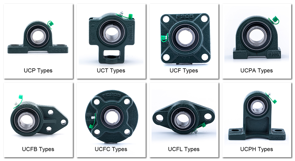 HXHV pillow block bearings with cast irom sheel chrome steel insert bearing-Hxh Bearing Co., Ltd.
